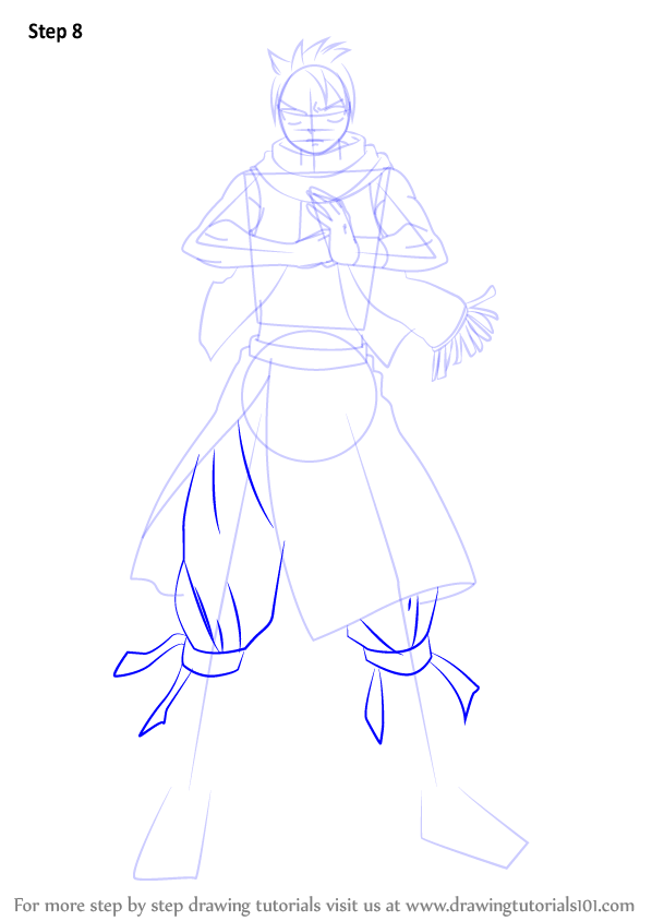 How to Draw Natsu Dragneel from Fairy Tail (Fairy Tail) Step by Step ...
