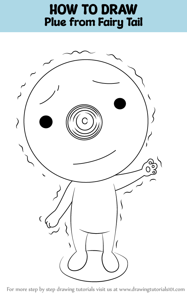 How to Draw Plue from Fairy Tail (Fairy Tail) Step by Step ...