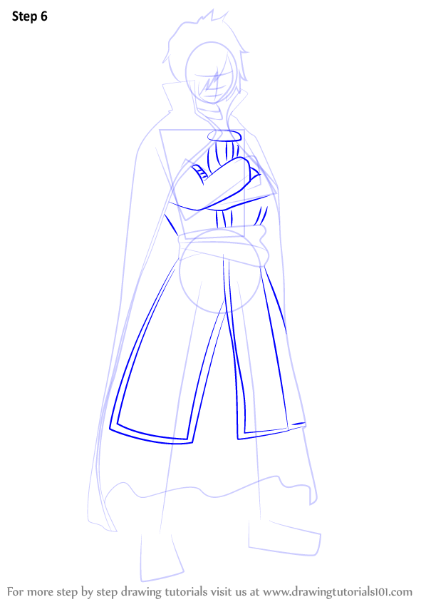 How to Draw Rogue Cheney from Fairy Tail (Fairy Tail) Step by Step ...
