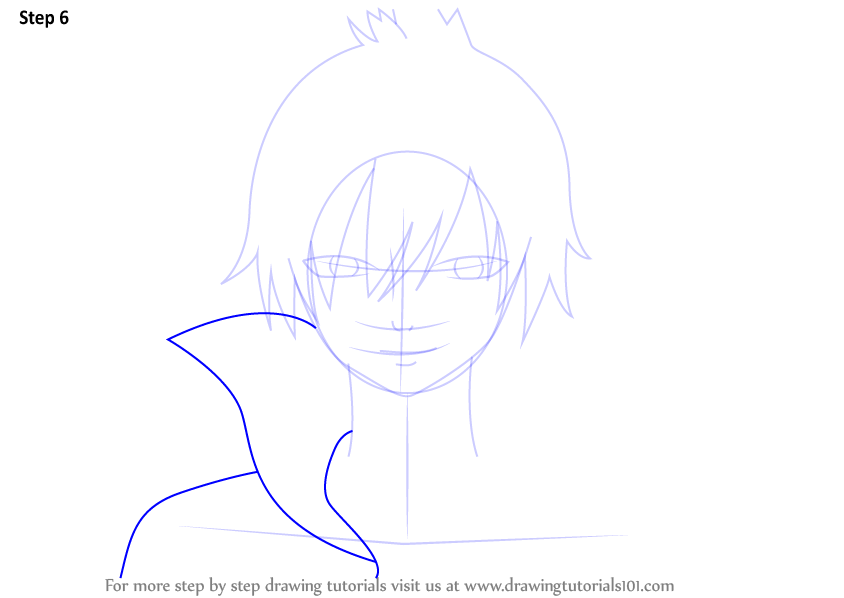 How to Draw Zeref Dragneel from Fairy Tail (Fairy Tail) Step by Step ...