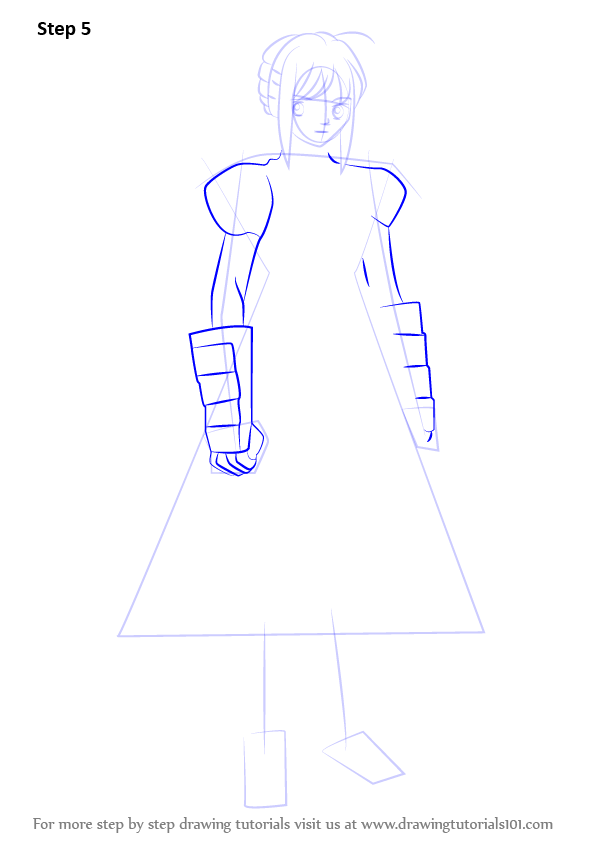 How to Draw Saber from Fate-Zero (Fate-Zero) Step by Step ...
