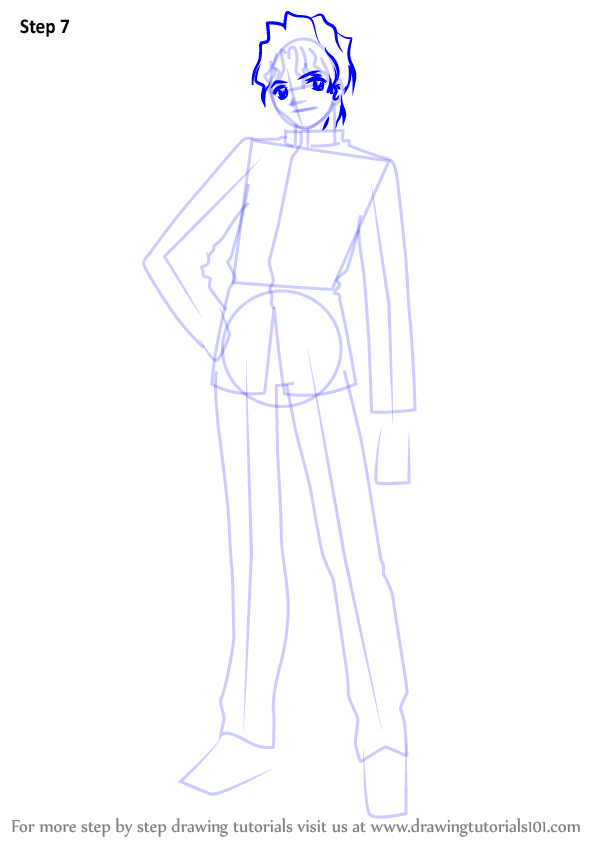 How to Draw Shinji Matou from Fate-stay night (Fate-stay night) Step by ...