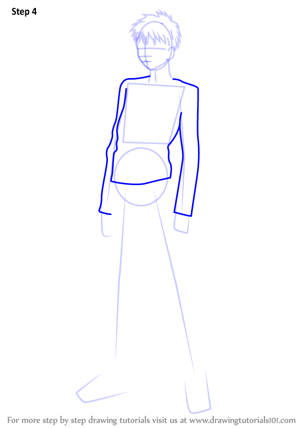 How to Draw Shirou Emiya from Fate-stay night (Fate-stay night) Step by ...