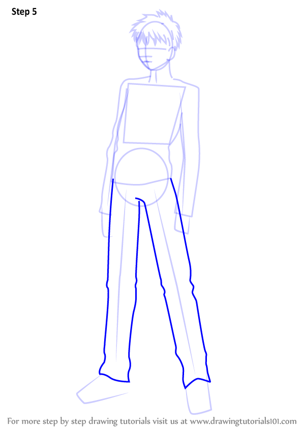 How to Draw Shirou Emiya from Fate-stay night (Fate-stay night) Step by ...