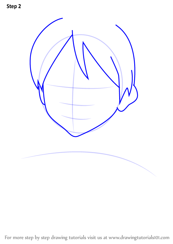 How to Draw Ran Tachibana from Free! (Free!) Step by Step ...