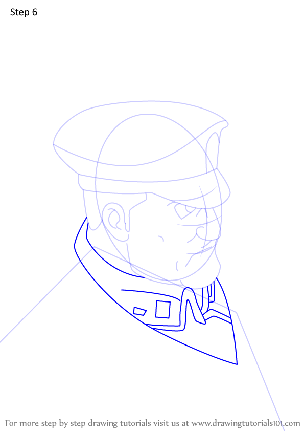 How to Draw Fessler from Fullmetal Alchemist (Fullmetal Alchemist) Step ...