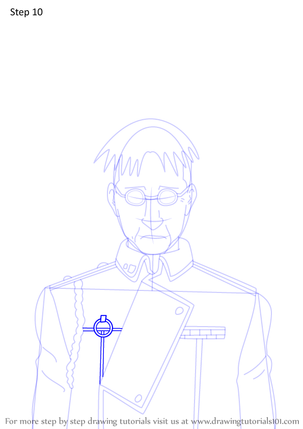 How to Draw Gardner from Fullmetal Alchemist (Fullmetal Alchemist) Step ...
