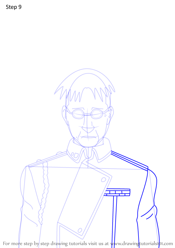 How to Draw Gardner from Fullmetal Alchemist (Fullmetal Alchemist) Step ...