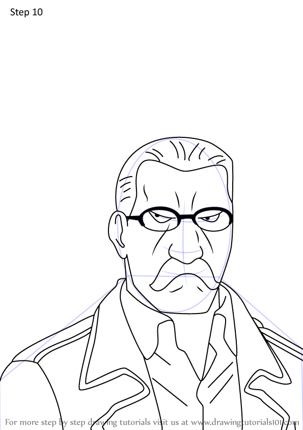 How to Draw Heinkel from Fullmetal Alchemist (Fullmetal Alchemist) Step ...