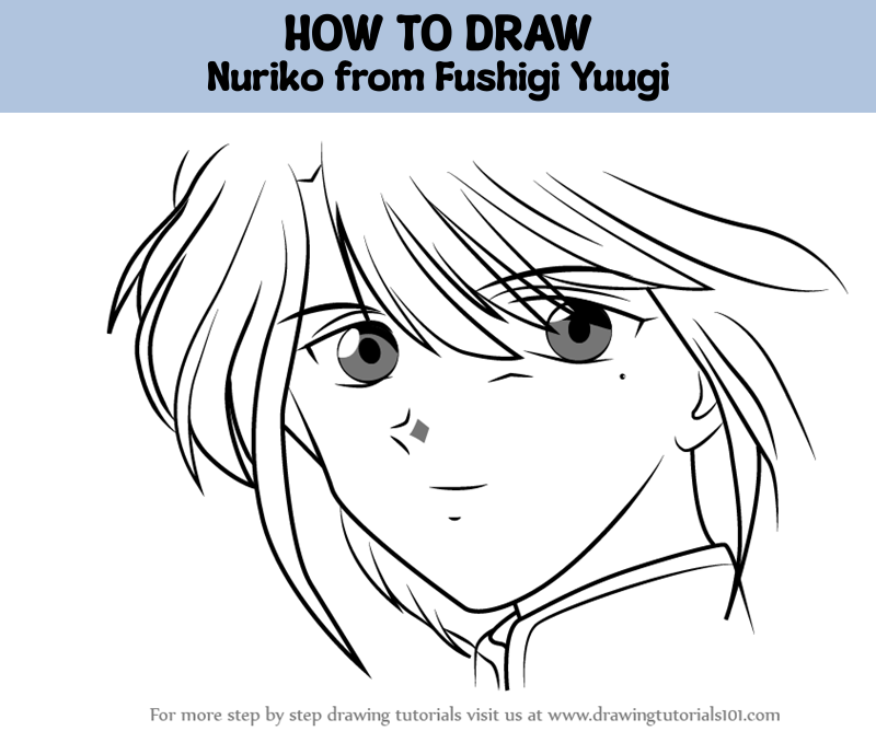 How to Draw Nuriko from Fushigi Yuugi (Fushigi Yuugi) Step by Step ...