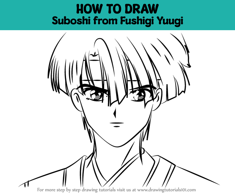 How to Draw Suboshi from Fushigi Yuugi (Fushigi Yuugi) Step by Step ...