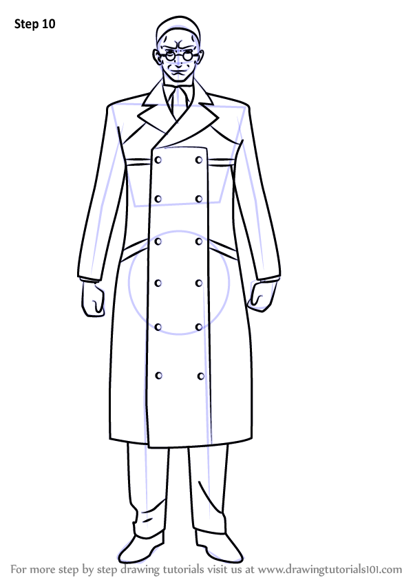 How to Draw John Bacchus from Future Diary (Future Diary) Step by Step ...
