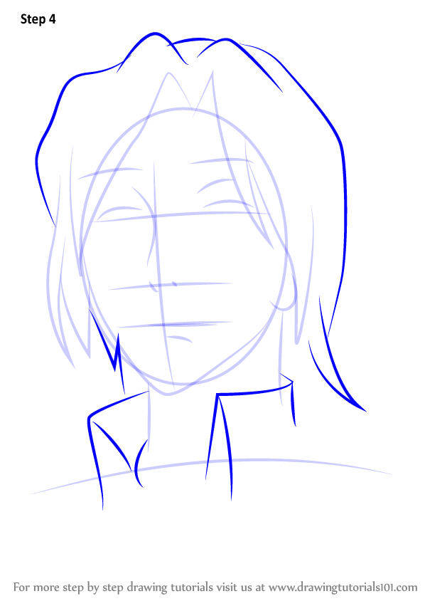 How to Draw Kurou Amano from Future Diary (Future Diary) Step by Step ...