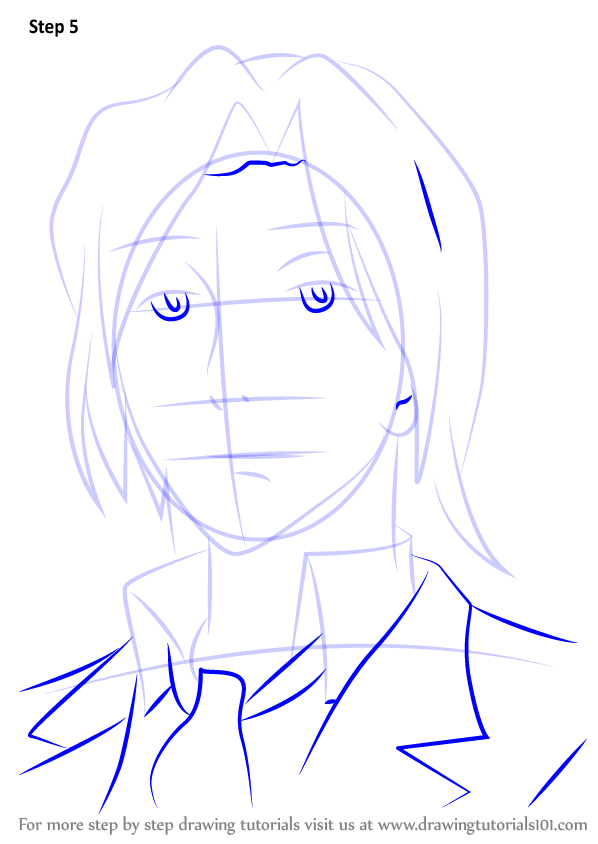 How to Draw Kurou Amano from Future Diary (Future Diary) Step by Step ...