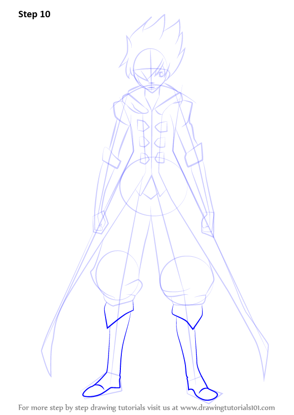 How to Draw Leon Luis from Garo (Garo) Step by Step ...