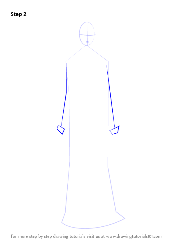 Learn How to Draw Kujaku Hime Kada from Gin Tama (Gin Tama) Step by ...