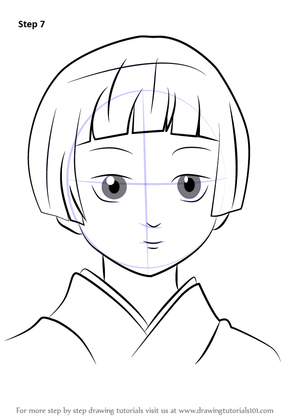 How to Draw Okuni from Gin Tama (Gin Tama) Step by Step ...