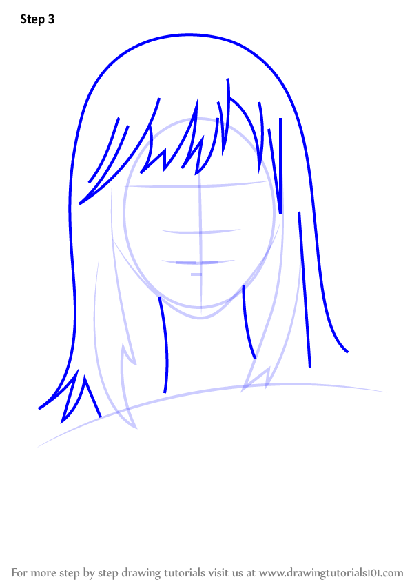 How to Draw Emily from Guilty Crown (Guilty Crown) Step by Step ...