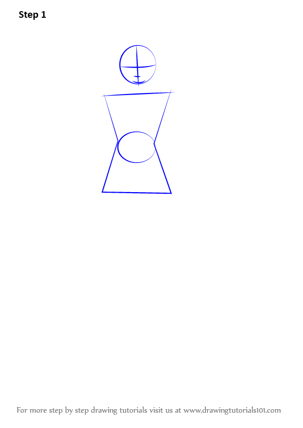 How to Draw Fumina Hoshino from Gundam (Gundam) Step by Step ...