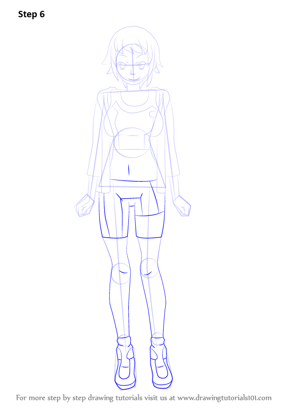 How to Draw Fumina Hoshino from Gundam (Gundam) Step by Step ...