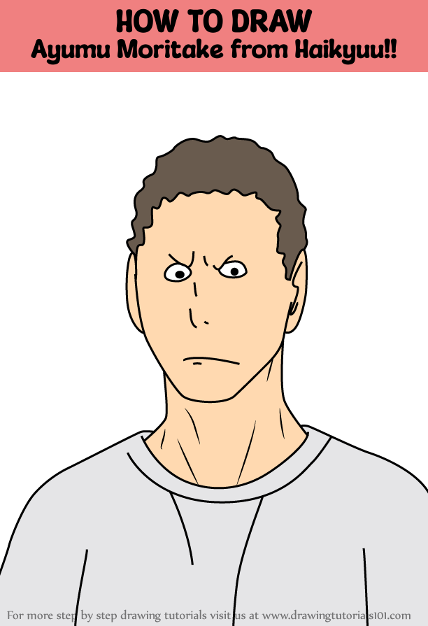 How to Draw Ayumu Moritake from Haikyuu!! (Haikyuu!!) Step by Step ...