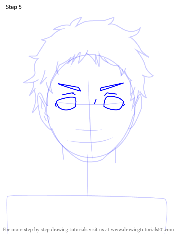 How to Draw Hayato Ikejiri from Haikyuu!! (Haikyuu!!) Step by Step ...