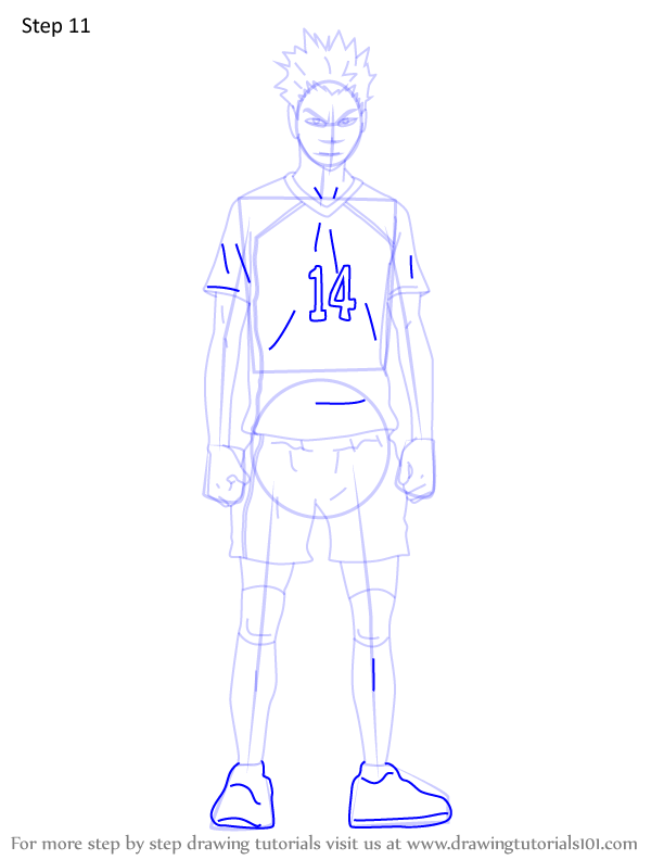 How to Draw Hayato Yamagata from Haikyuu!! (Haikyuu!!) Step by Step ...