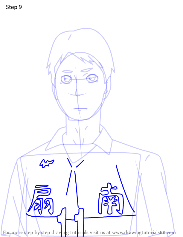How to Draw Ibuki Natsuse from Haikyuu!! (Haikyuu!!) Step by Step ...