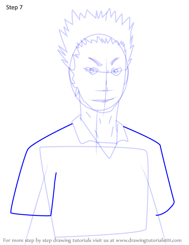 How to Draw Kazuma Chaya from Haikyuu!! (Haikyuu!!) Step by Step ...