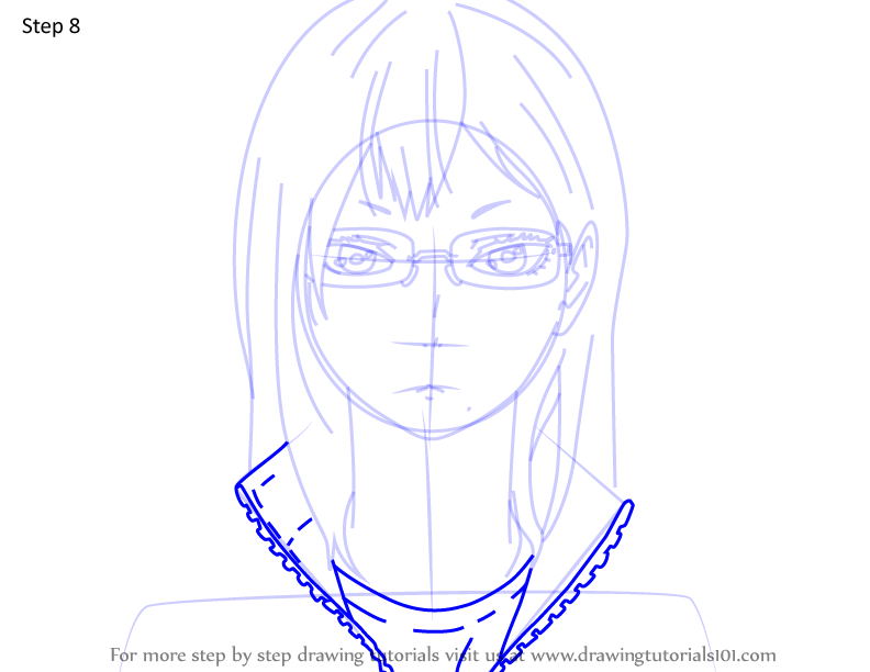 How to Draw Kiyoko Shimizu from Haikyuu!! (Haikyuu!!) Step by Step ...