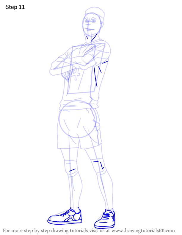 How to Draw Reon Ohira from Haikyuu!! (Haikyuu!!) Step by Step ...