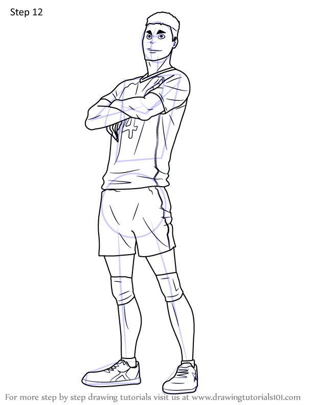 How to Draw Reon Ohira from Haikyuu!! (Haikyuu!!) Step by Step ...
