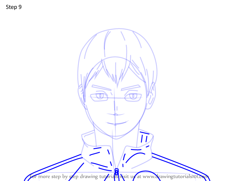 How to Draw Shinsuke Kita from Haikyuu!! (Haikyuu!!) Step by Step ...