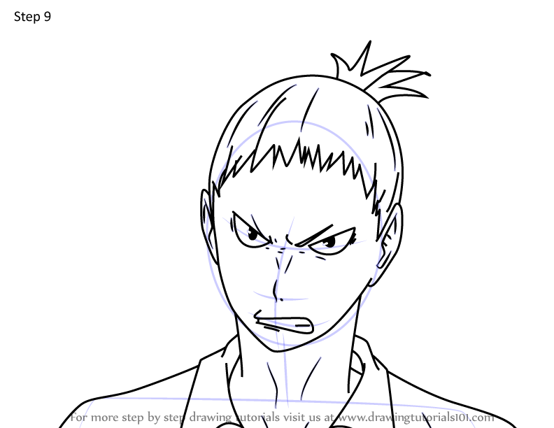 How to Draw Shunki Kawatabi from Haikyuu!! (Haikyuu!!) Step by Step ...
