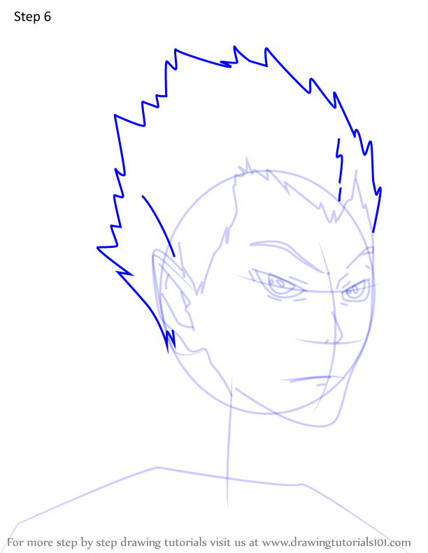 How to Draw Takumi Karamatsu from Haikyuu!! (Haikyuu!!) Step by Step ...