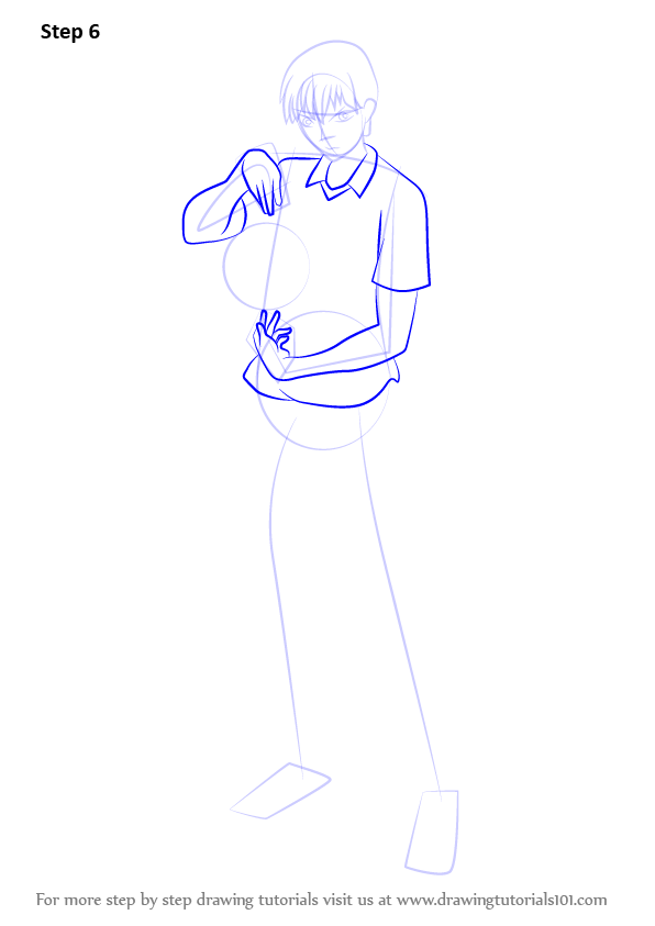 How to Draw Tobio Kageyama from Haikyuu!! (Haikyuu!!) Step by Step ...