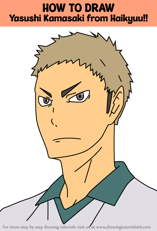 How to Draw Yasushi Kamasaki from Haikyuu!! (Haikyuu!!) Step by Step ...
