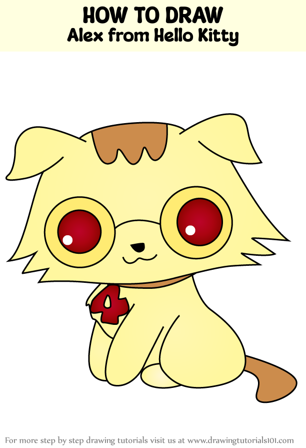 How to Draw Alex from Hello Kitty (Hello Kitty) Step by Step ...