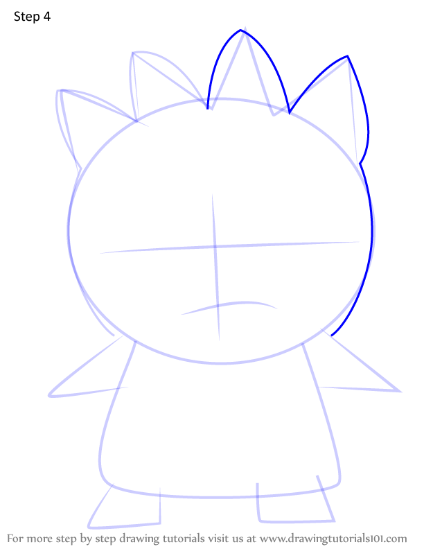 How to Draw Badtz-Maru from Hello Kitty (Hello Kitty) Step by Step ...
