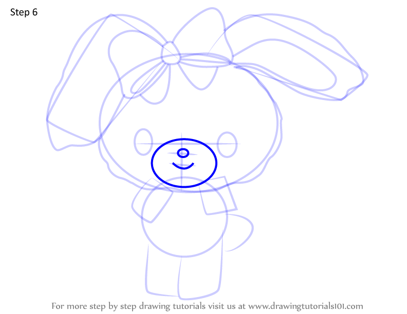How to Draw Bonbonribbon from Hello Kitty (Hello Kitty) Step by Step ...