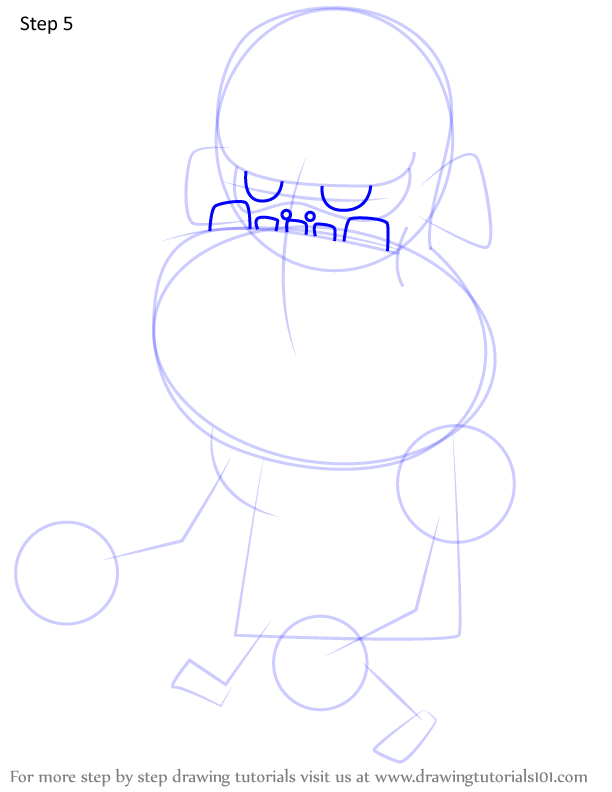 How to Draw Golem from The Battle Cats (Hello Kitty) Step by Step ...