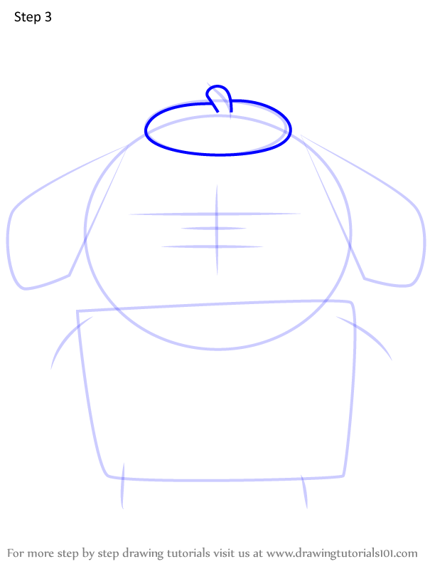 How to Draw Pompompurin from Hello Kitty (Hello Kitty) Step by Step ...