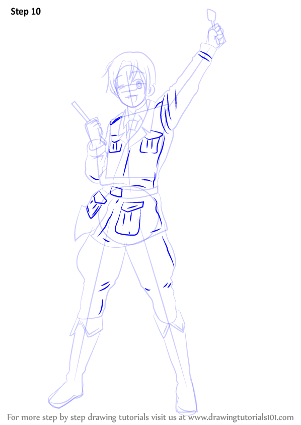 How to Draw Italy from Hetalia: Axis Powers (Hetalia: Axis Powers) Step ...