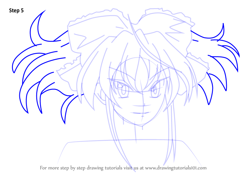 How to Draw Mittelt from High School DxD (High School DxD) Step by Step ...