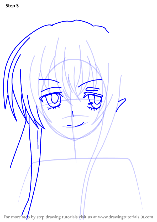 How to Draw Ophis from High School DxD (High School DxD) Step by Step ...