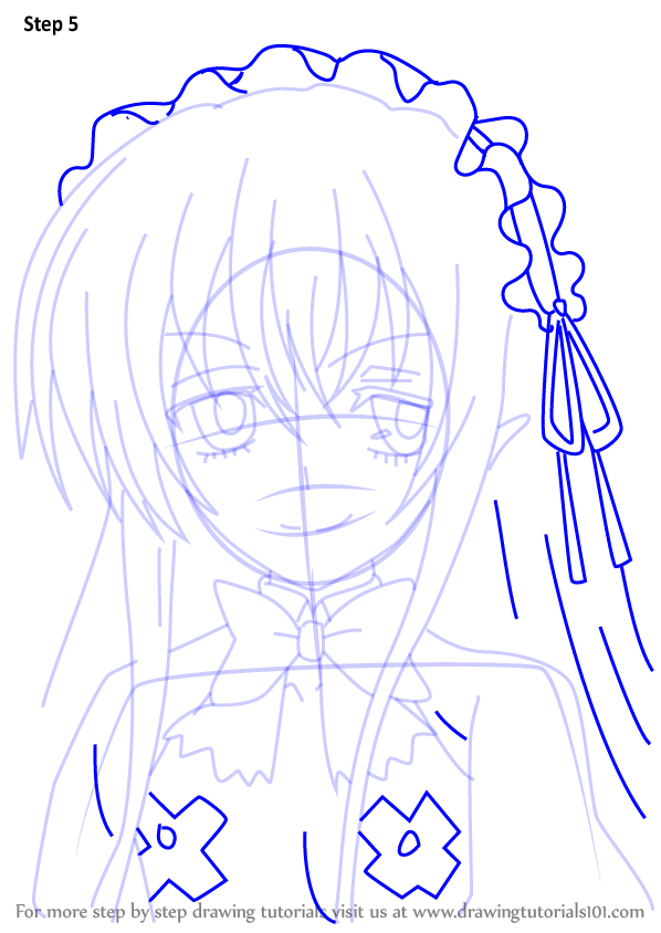 How to Draw Ophis from High School DxD (High School DxD) Step by Step ...