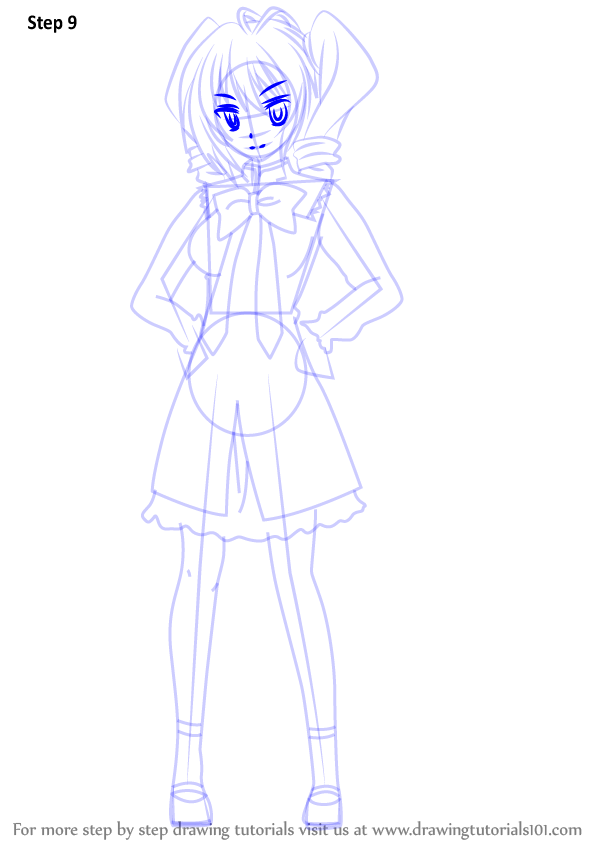 How to Draw Ravel Phoenix from High School DxD (High School DxD) Step ...