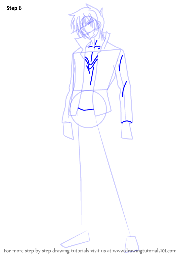 How to Draw Vali Lucifer from High School DxD (High School DxD) Step by ...