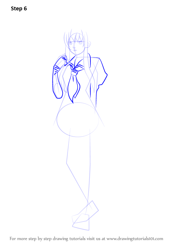 How to Draw Lilith Kishimoto from Holy Knight (Holy Knight) Step by ...