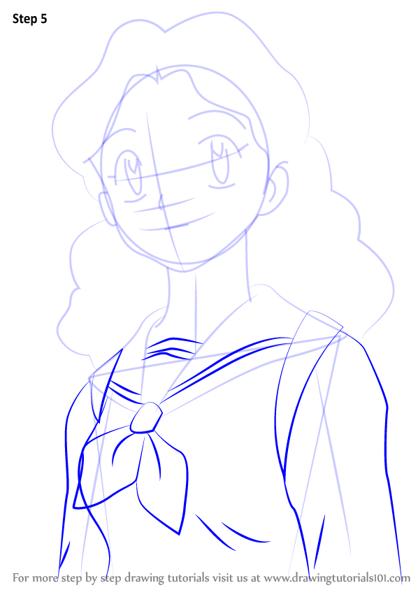 How to Draw Ayumi from Inuyasha (Inuyasha) Step by Step ...